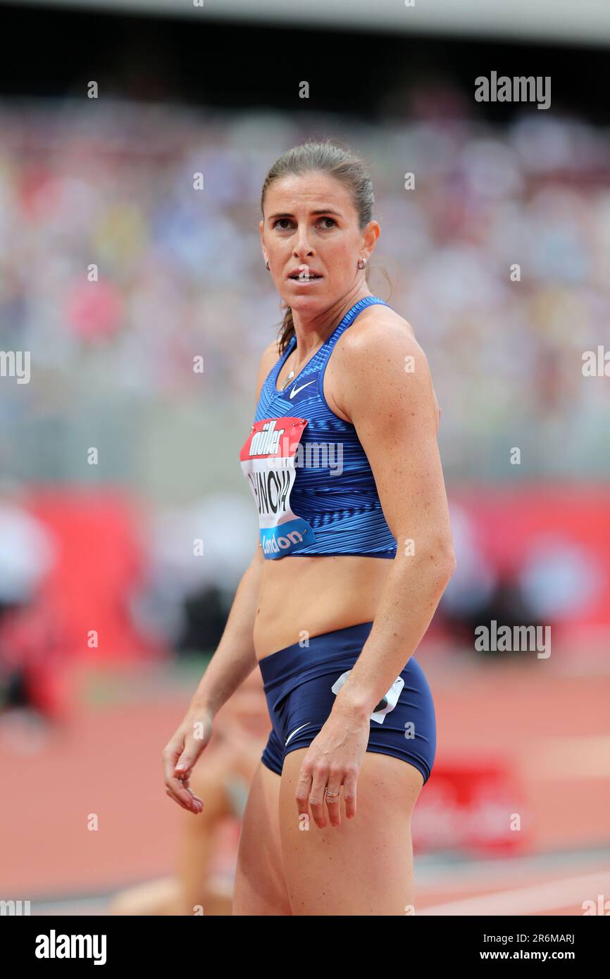 Zuzana HEJNOVÁ (Czech Republic) competing in the Women's 400m Hurdles ...