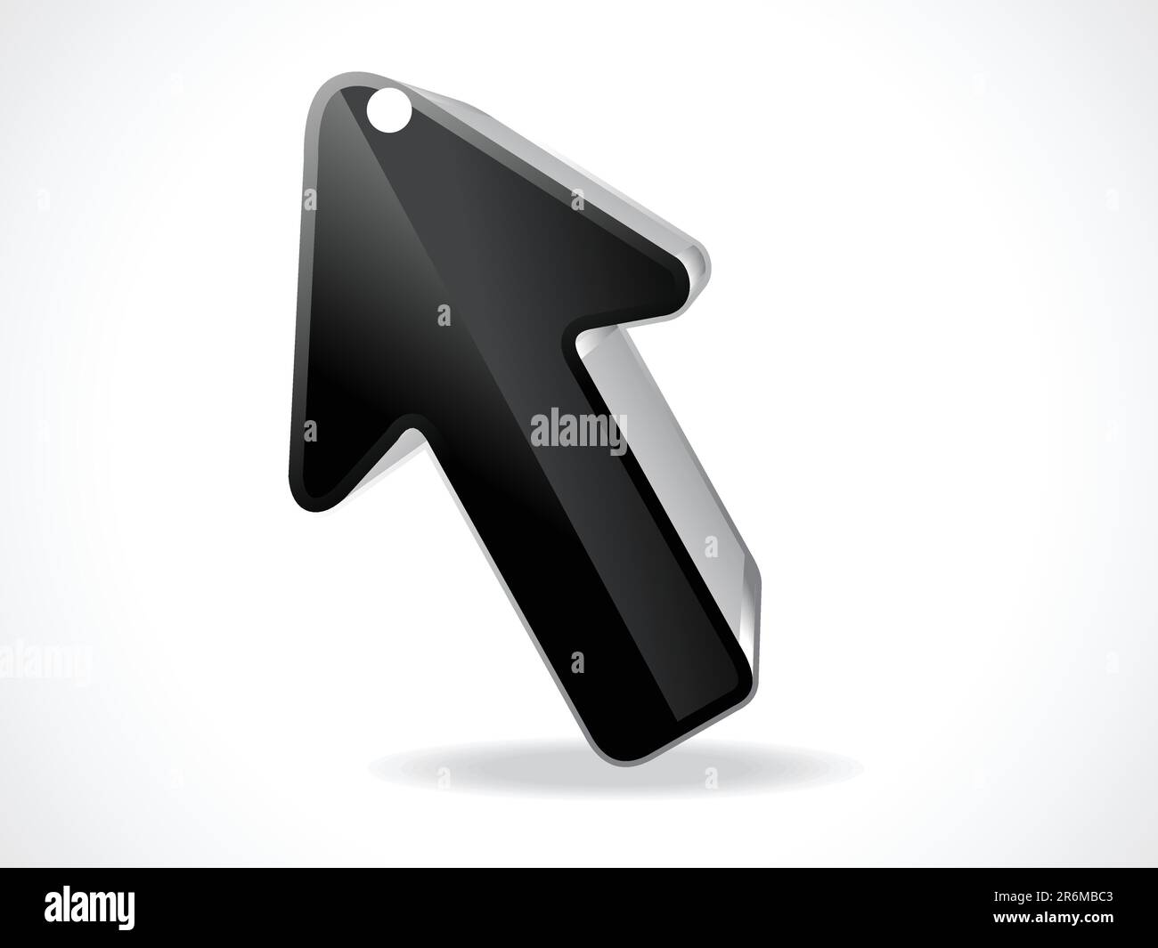 abstract glossy curssor icon vector illustration Stock Vector Image ...