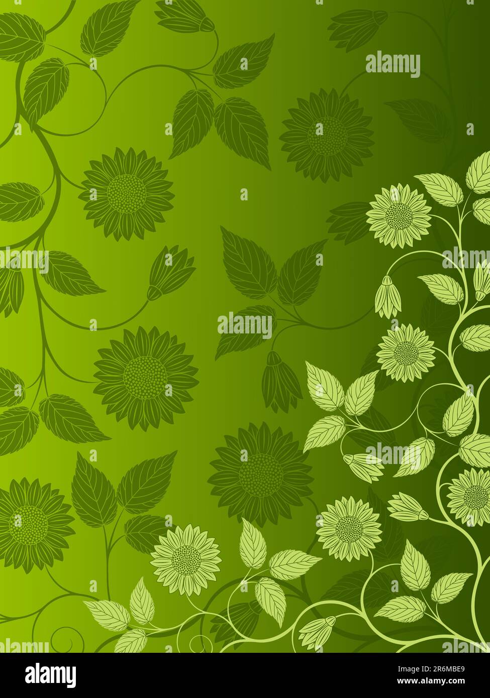 Abstract floral background. Vector illustration Stock Vector Image ...