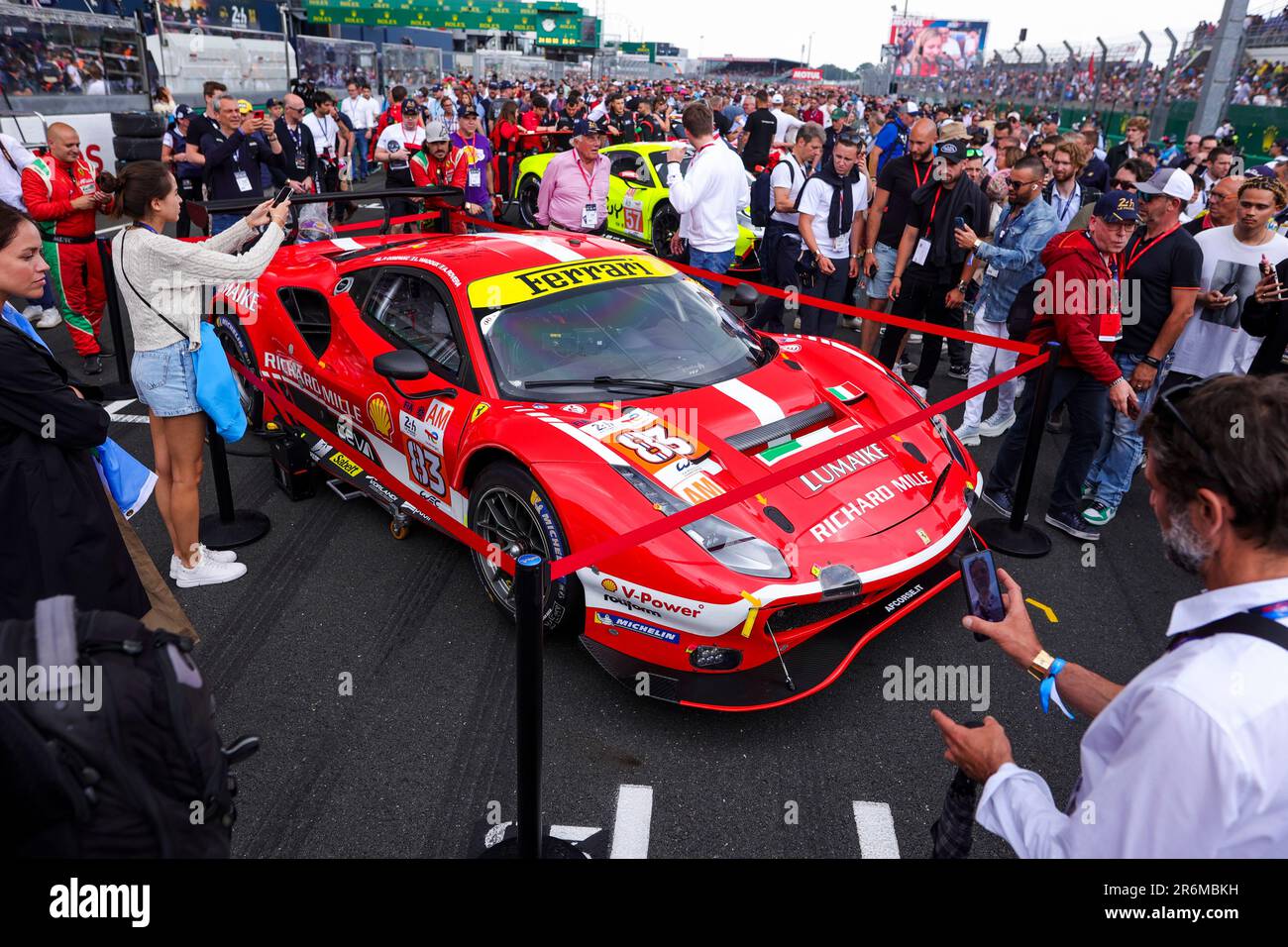 Le Mans, France. 10th June, 2023. 83 PEREZ COMPANC Luis (arg), WADOUX ...