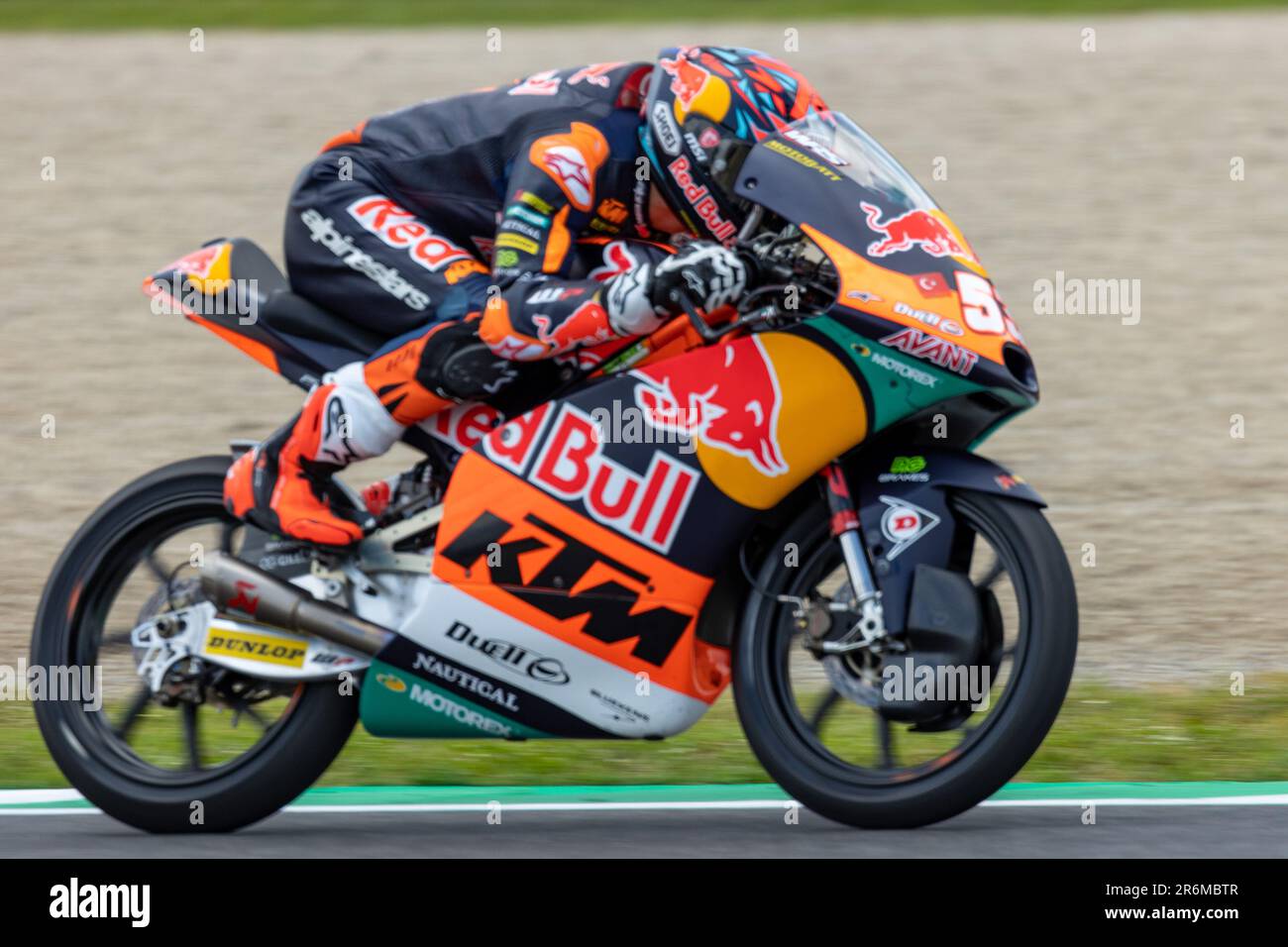 Mugello, Italy. 10th June, 2023. Deniz Oncu (Tur) Red Bull KTM Ajo, KTM ...