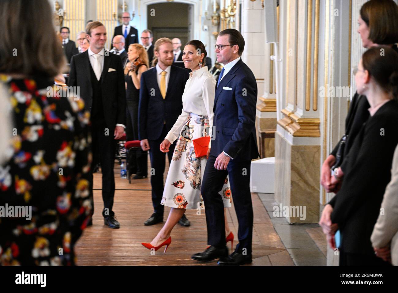 STOCKHOLM 20230610Queen Silvia, King Carl Gustaf, Crown Princess ...