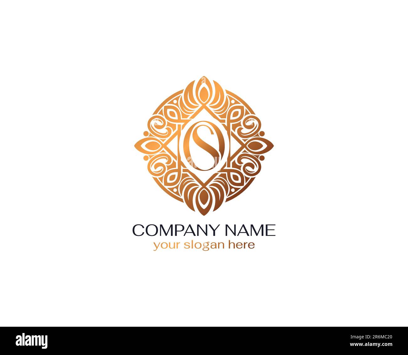 OS logo or SO monogram. OS letter logo template elements. personal ...