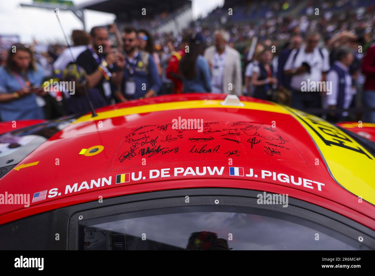 Le Mans, France. 10th June 2023. 21 PIGUET Julien (fra), MANN Simon ...