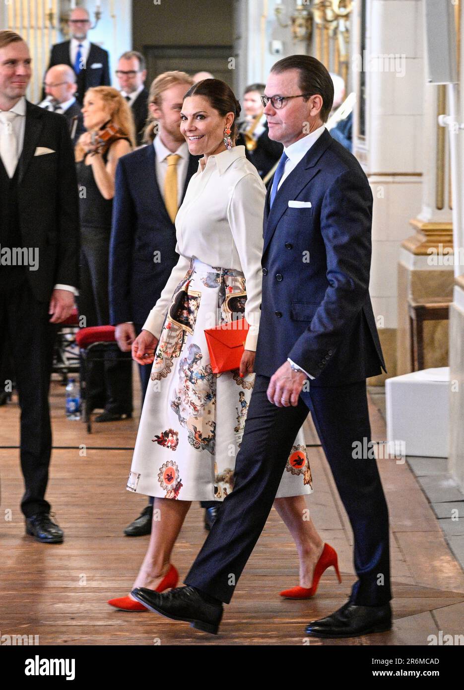 STOCKHOLM 20230610Queen Silvia, King Carl Gustaf, Crown Princess ...