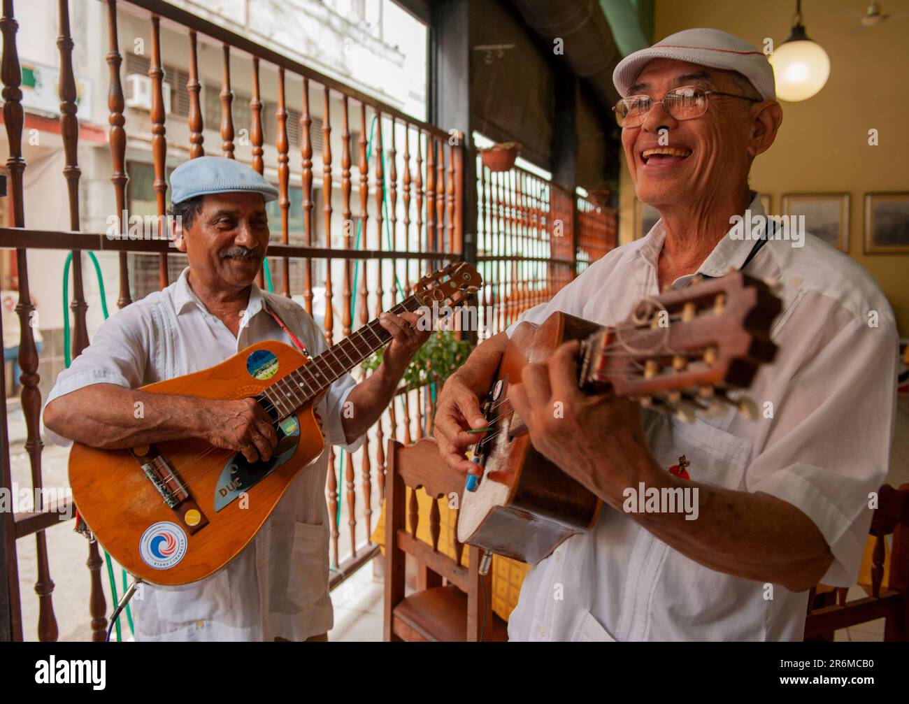 Trinidad, Cuba. Musicians play music in a bar. Editorial use only Stock ...