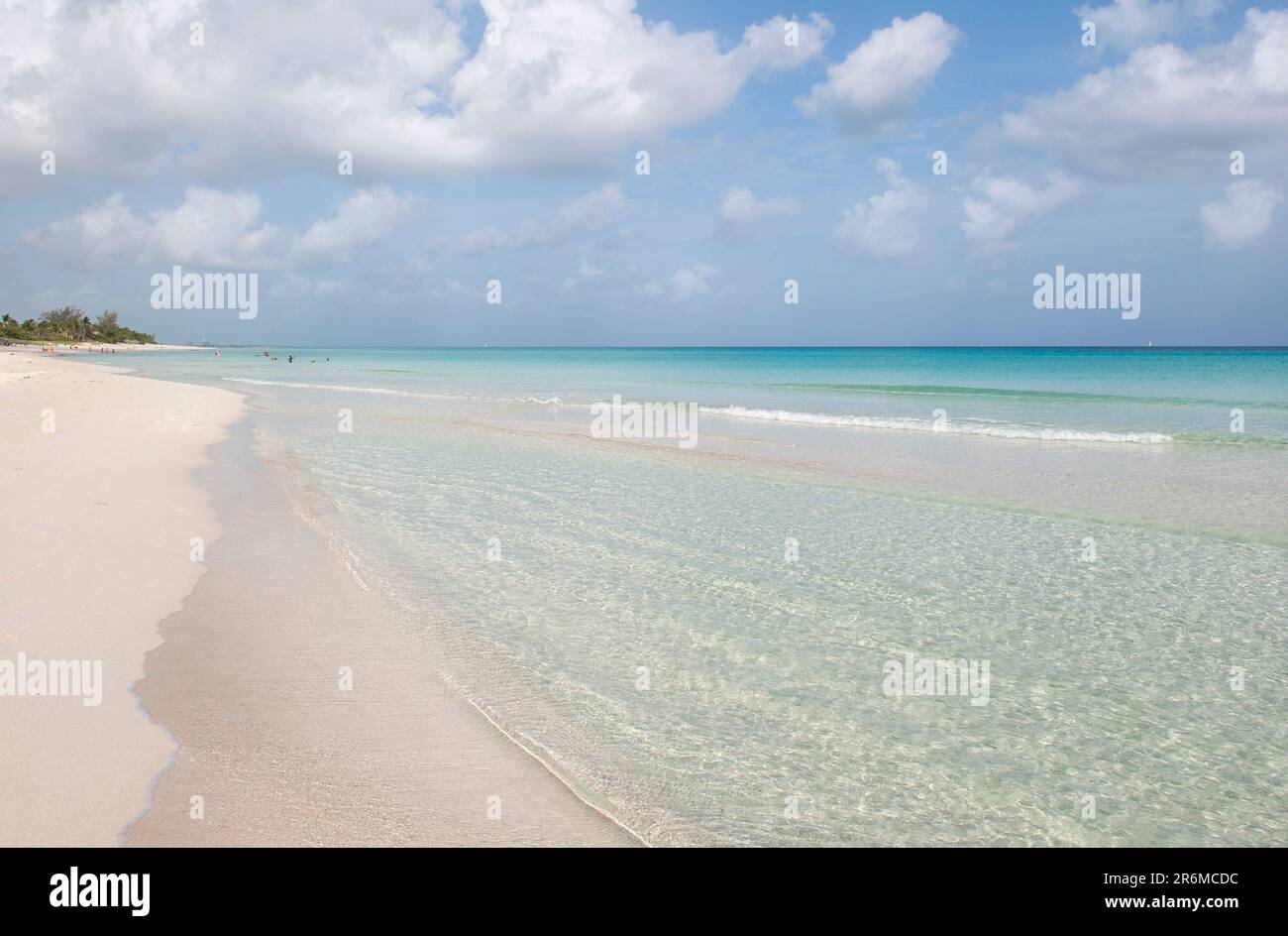 Varadero Beach, Cuba. A tropical beach with cool blue water Stock Photo ...