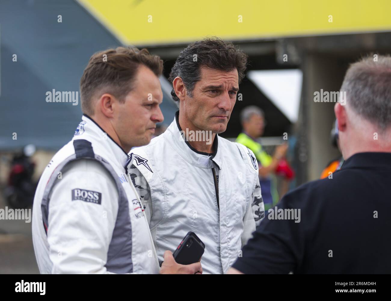 Le Mans, Le Mans, France. 10th June, 2023. June 10, 2023, France: Mark Webber (bus), portrait ...