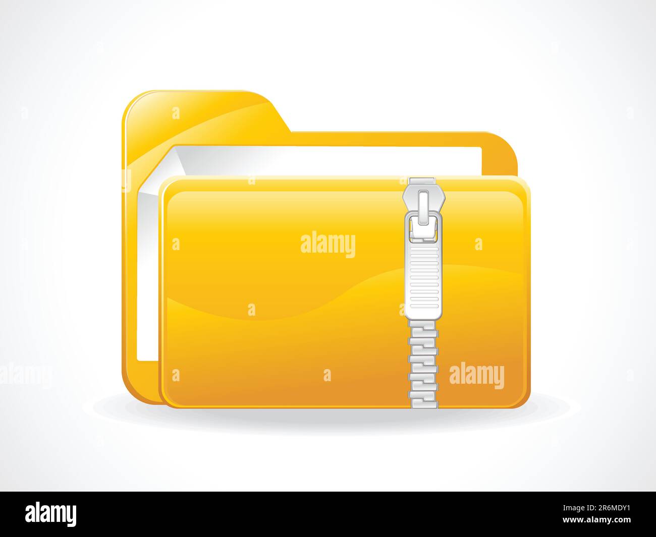 Zipped folder icon hi-res stock photography and images - Alamy