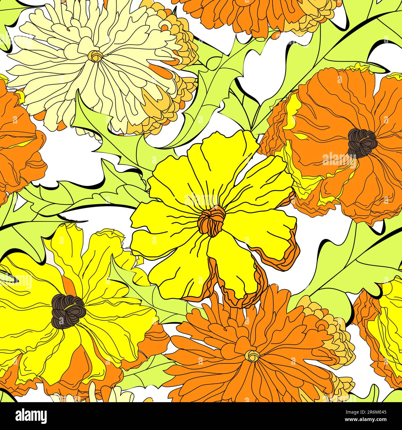 Colorful seamless wallpaper Stock Vector Image & Art - Alamy