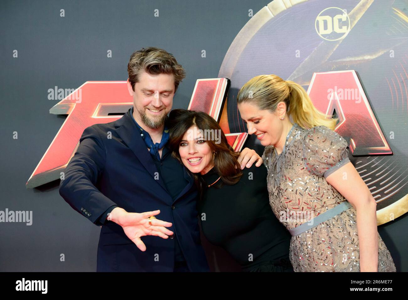 The Spanish actress, Maribel Verdu (C) attends the premiere of The ...