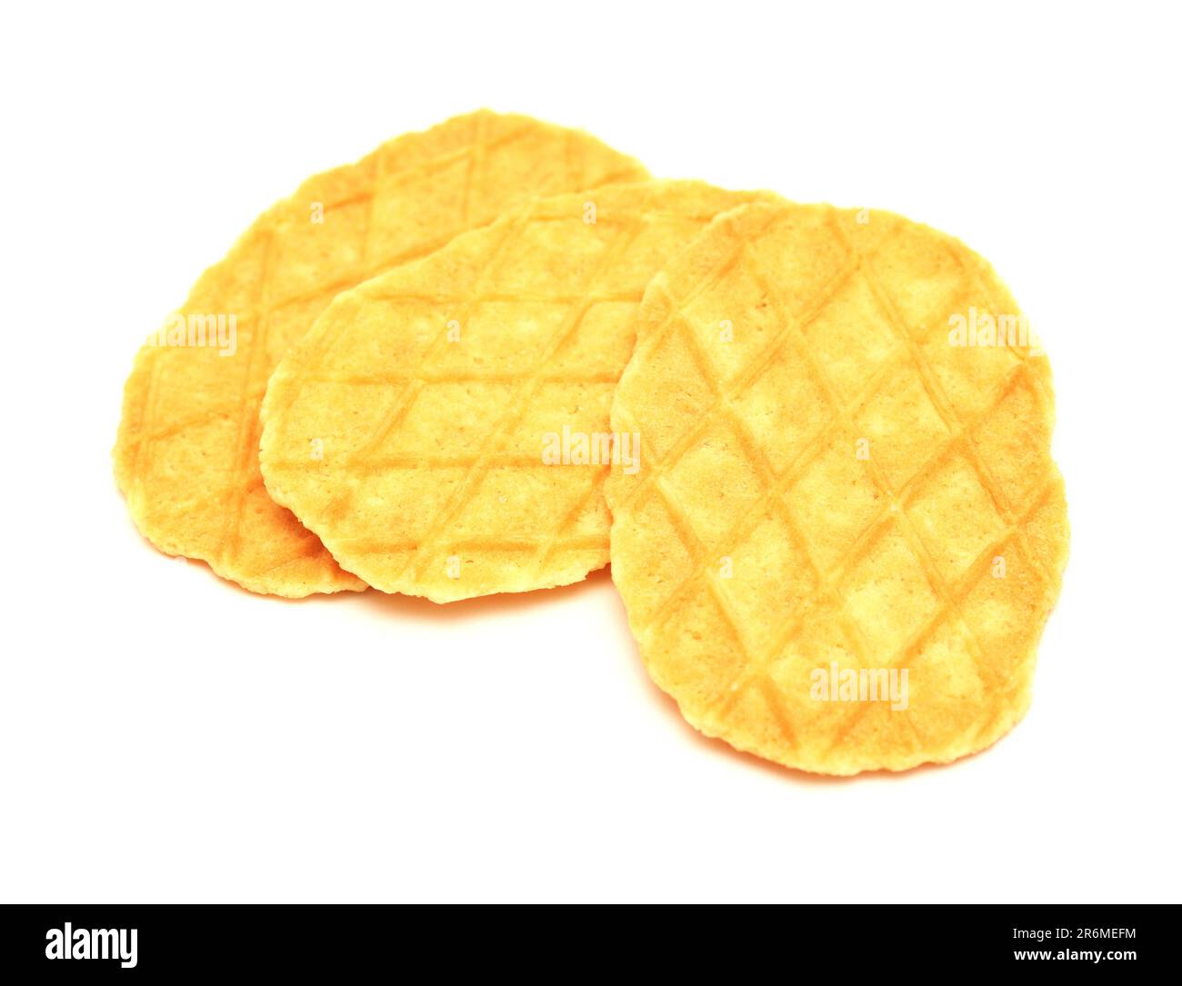 Belgian Thin Butter Crisps isolated on white background Stock Photo - Alamy