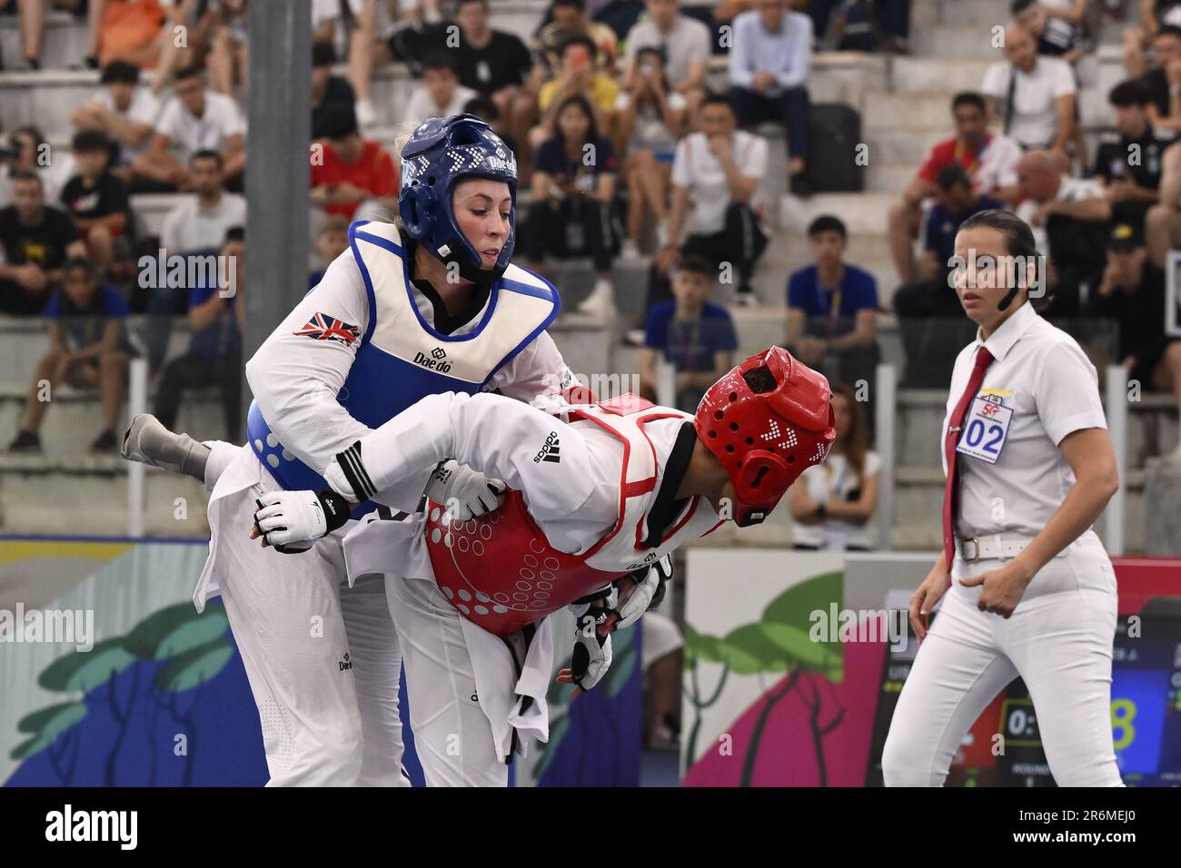 Jade JONES (GBR) vs Faith DILLON (USA) during Semi Finals round Women ...