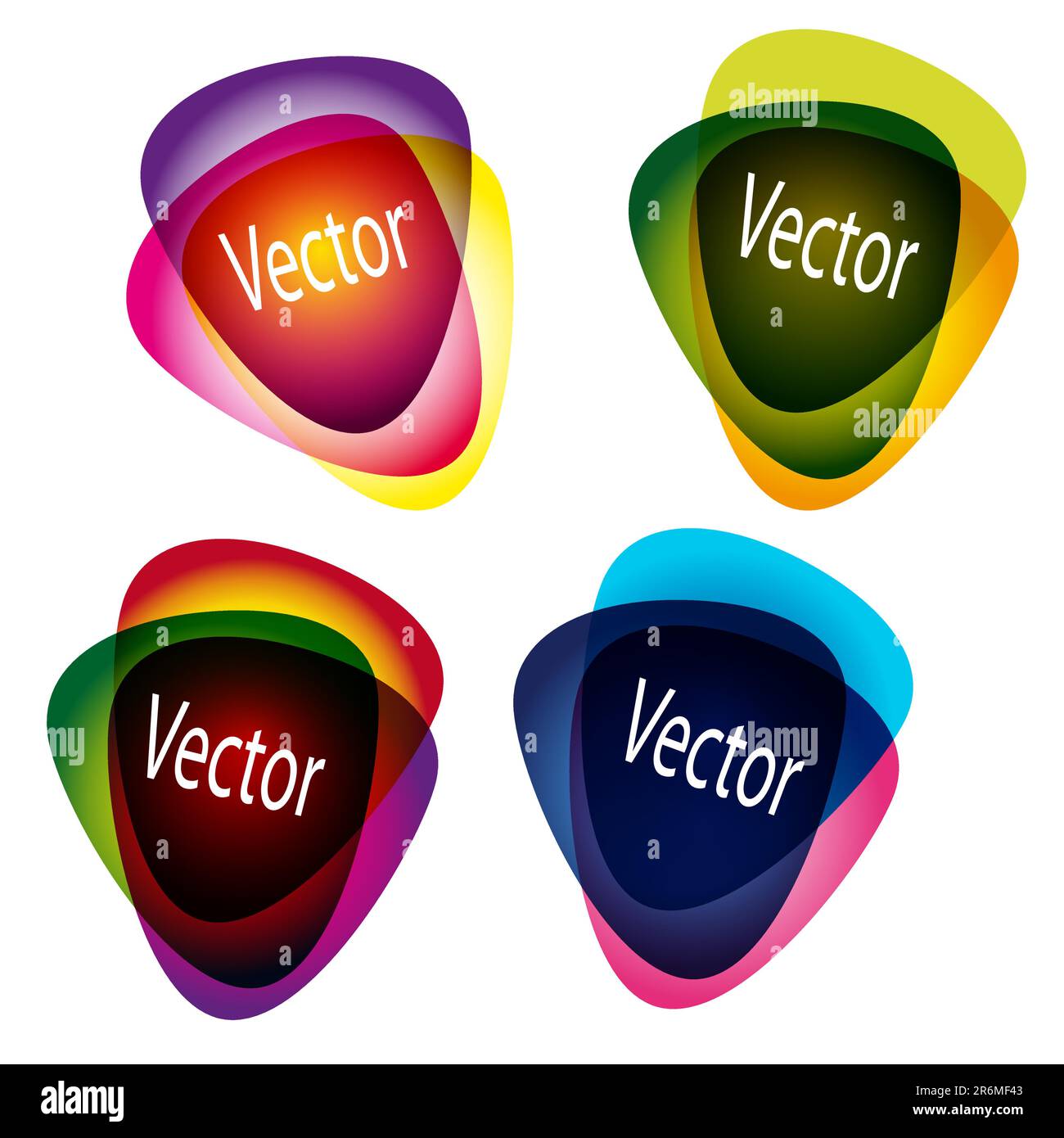 Set of multicolor picks. Abstract vector illustration Stock Vector ...