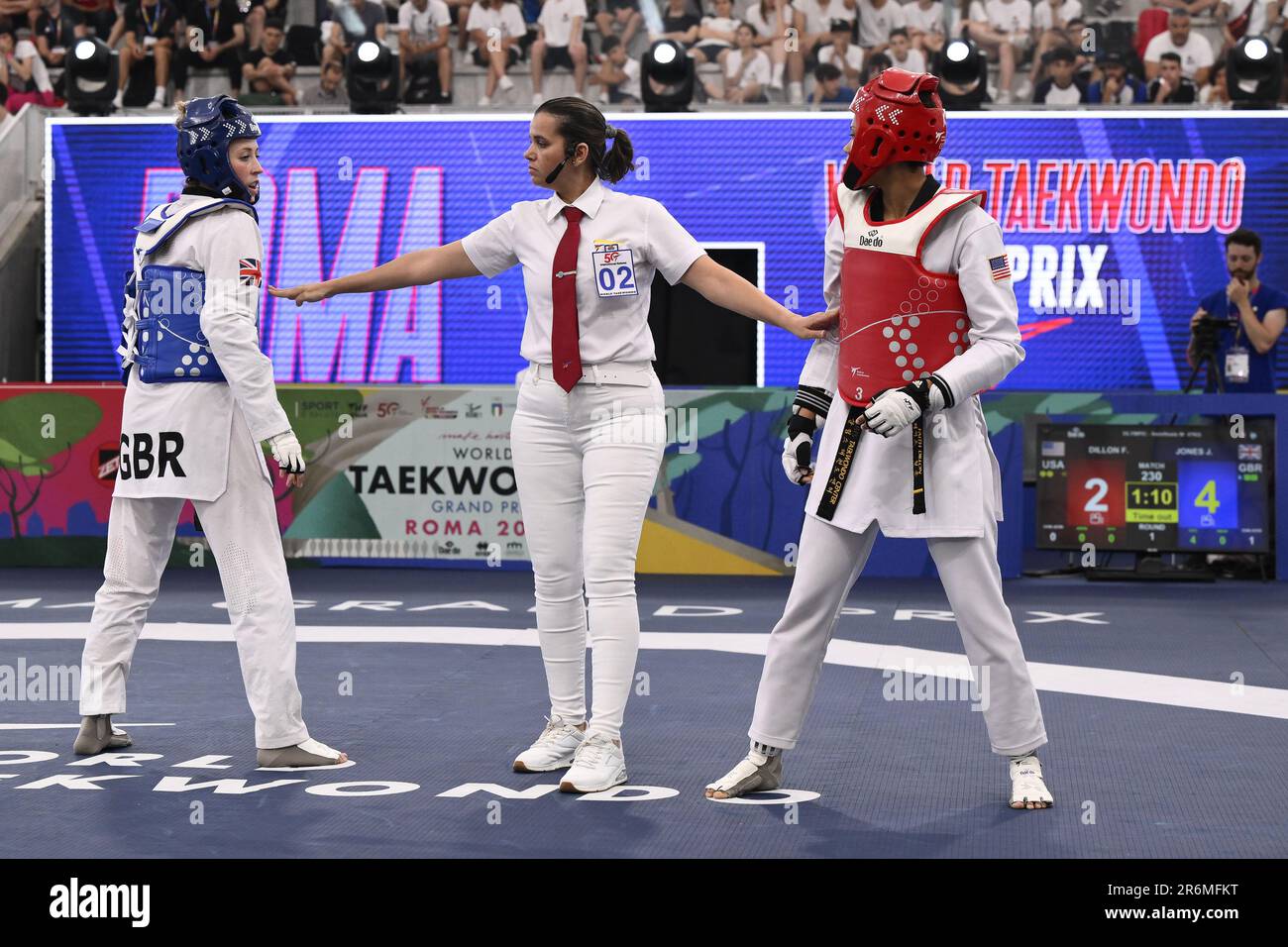 Rome, Italy. 09th June, 2023. June 9, 2023, Rome, Italy: Jade JONES ...