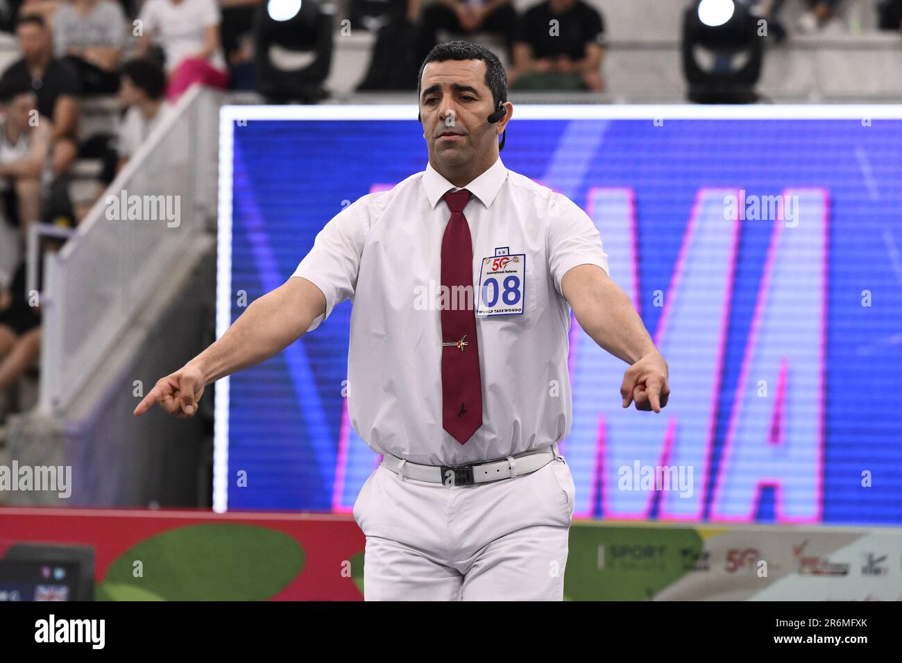 Caden CUNNINGHAM (GBR) vs Zhaoxiang SONG (CHN) during Semi Finals round ...