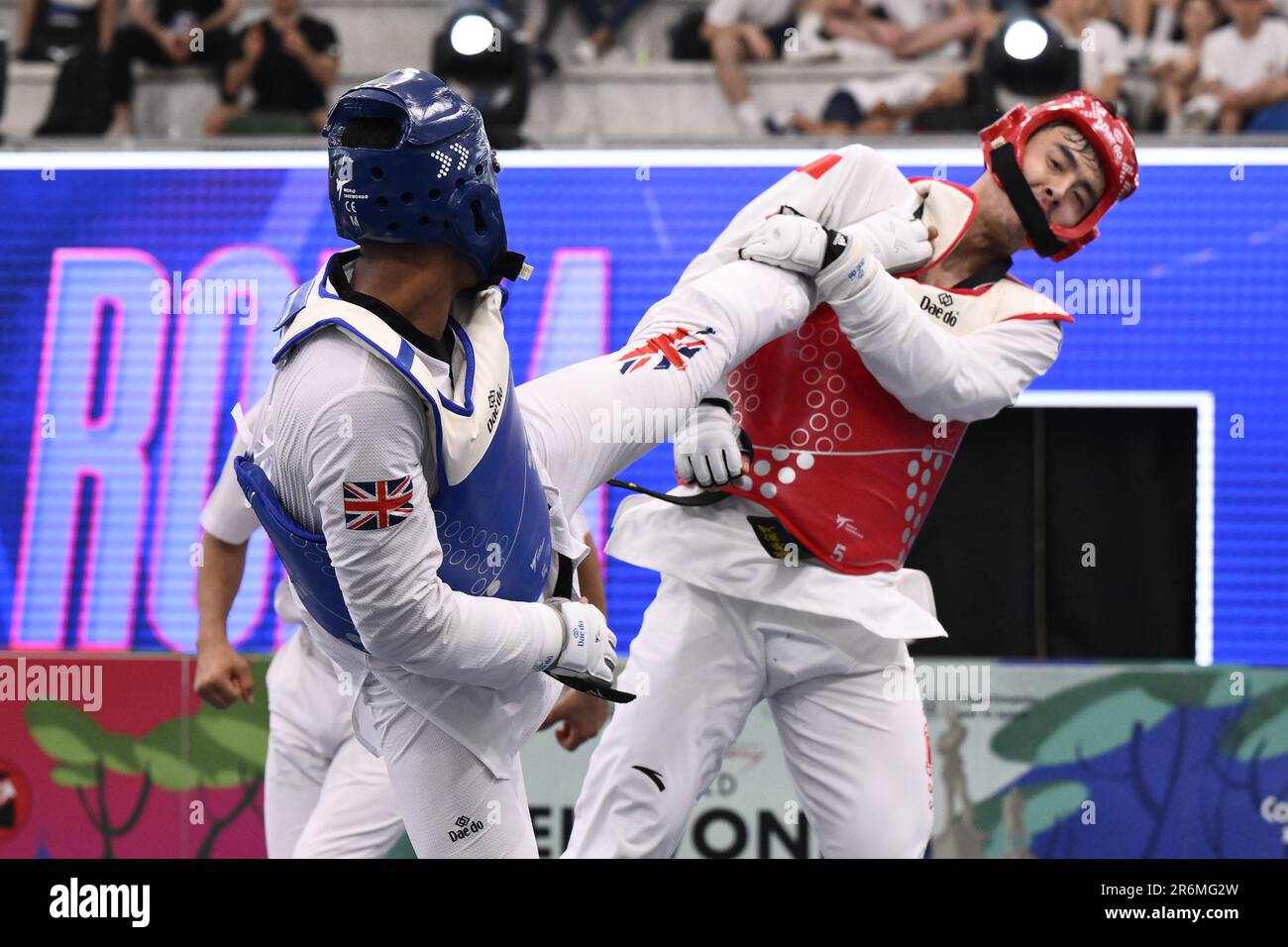 Caden CUNNINGHAM (GBR) vs Zhaoxiang SONG (CHN) during Semi Finals round ...