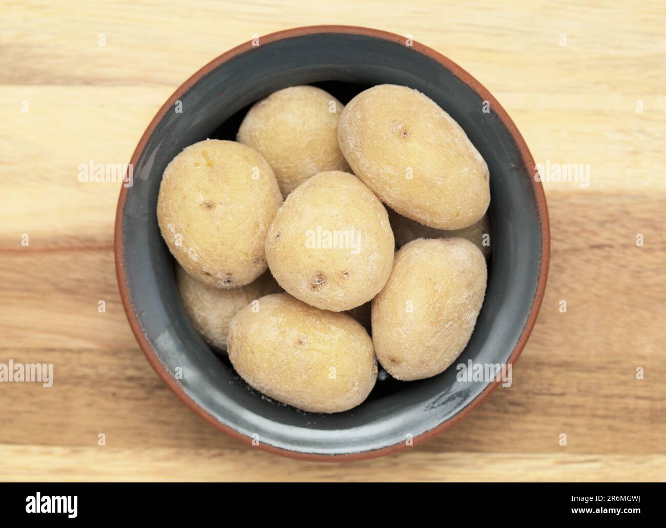 Cuisine of Canary Islands - papas arrugadas, wrinkly potatoes, in a ...