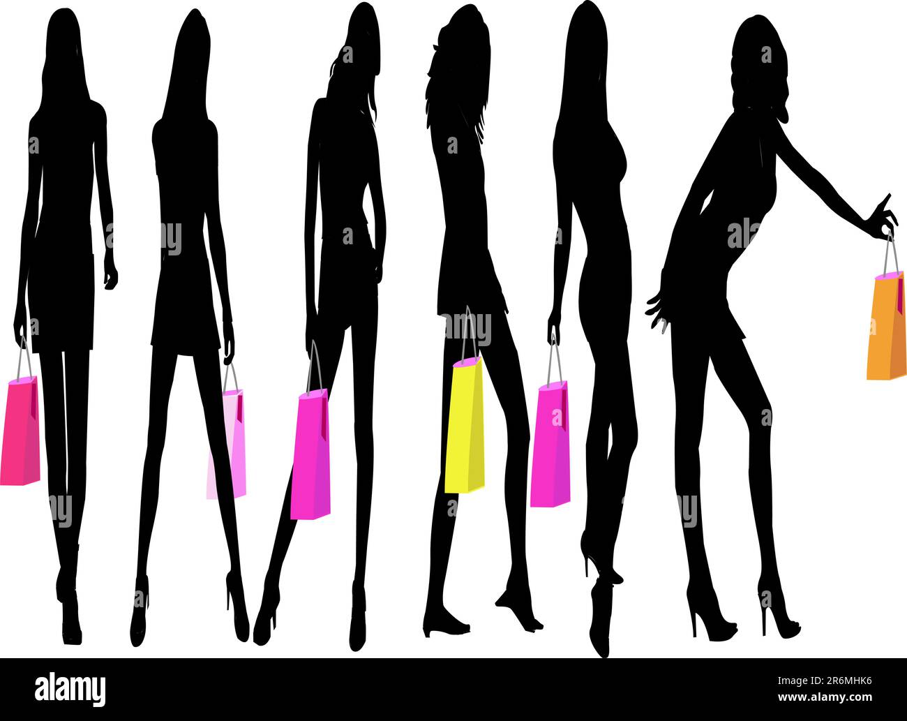 Shopping Girls - vector illustration Stock Vector Image & Art - Alamy Shopping Girls - vector illustration Stock Vector Image & Art - Alamy