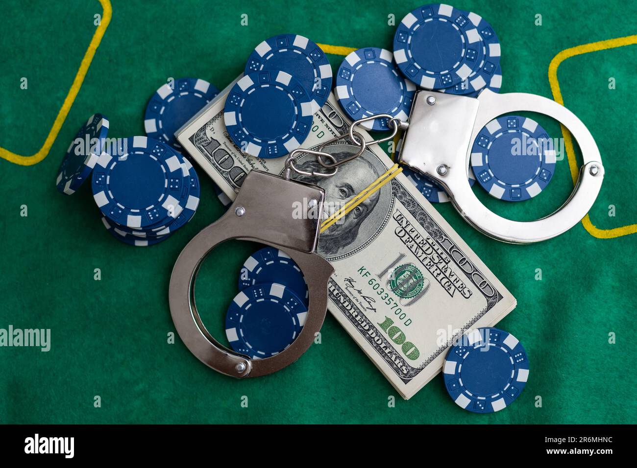 Dollar bills in handcuffs hi-res stock photography and images - Alamy