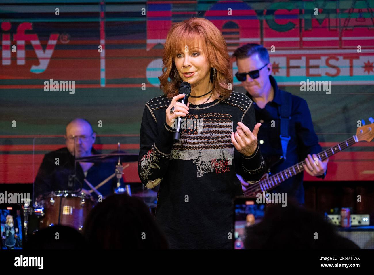 Reba McEntire performs during the 2023 CMA Fest on Friday, June 9, 2023 ...