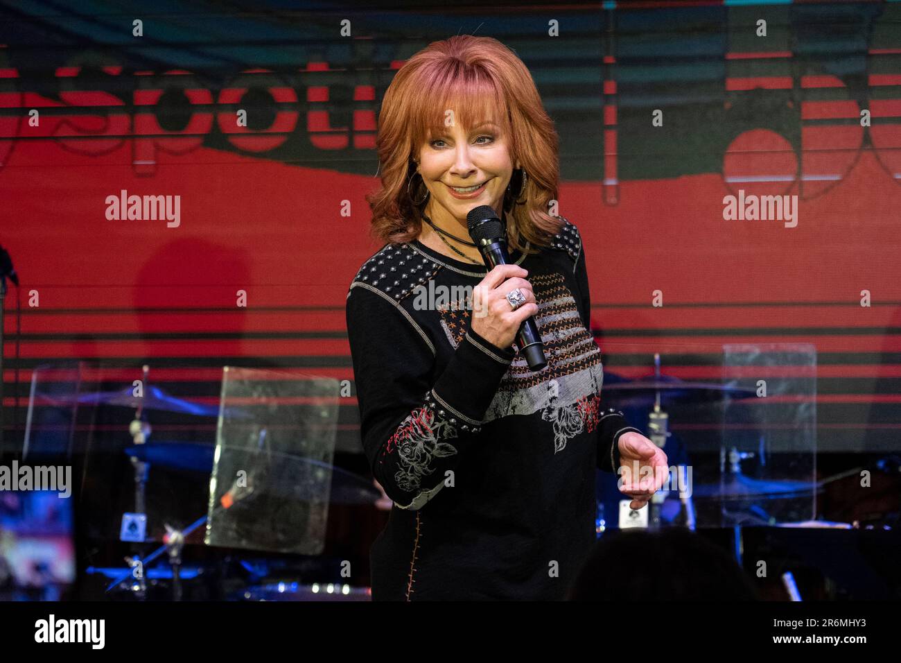 Reba McEntire performs during the 2023 CMA Fest on Friday, June 9, 2023 ...