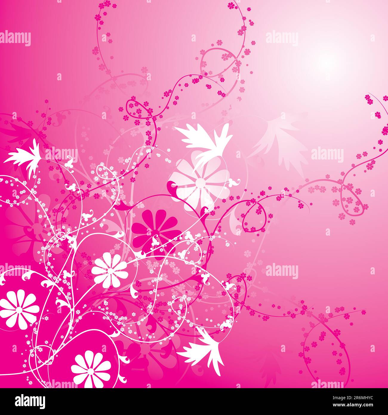 Floral background, vector illustration Stock Vector Image & Art - Alamy