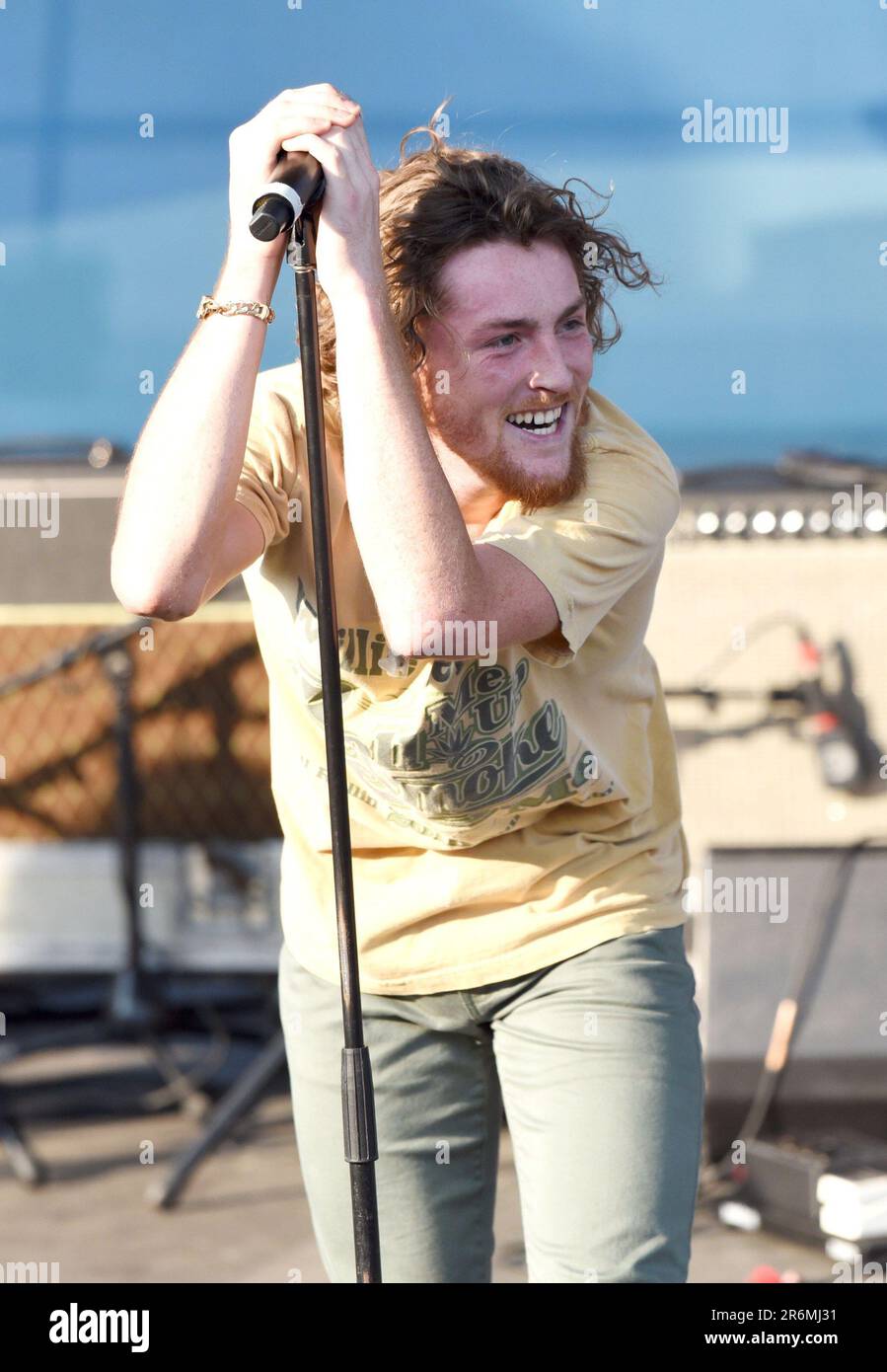 Nashville, TN, USA. 8th June, 2023. Bailey Zimmerman on stage for CMA ...