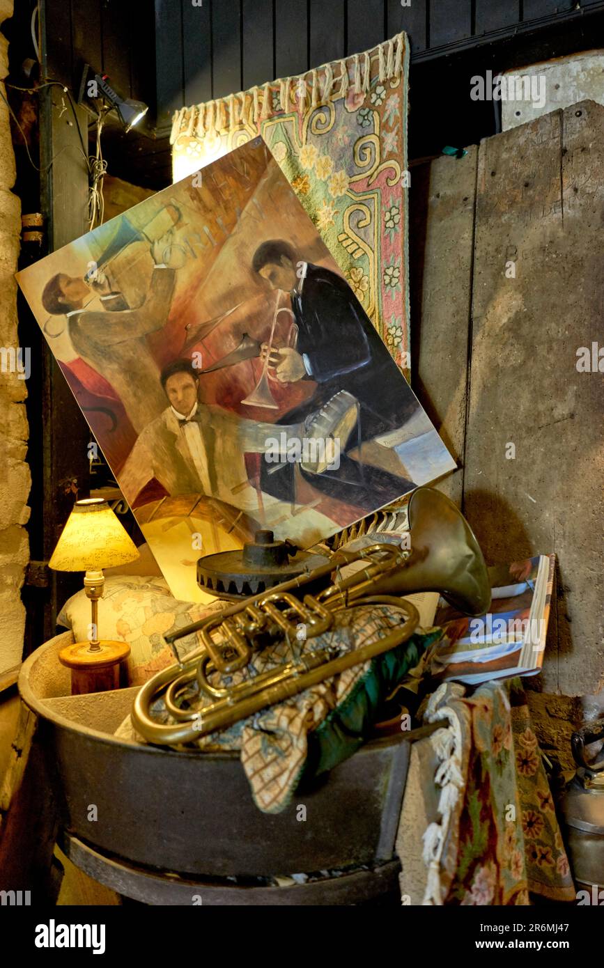 Still Life music theme Stock Photo - Alamy