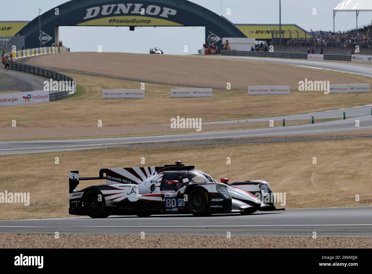 AF Corse team car driven by Francois Perrodo of France, Ben Barnicoa of ...