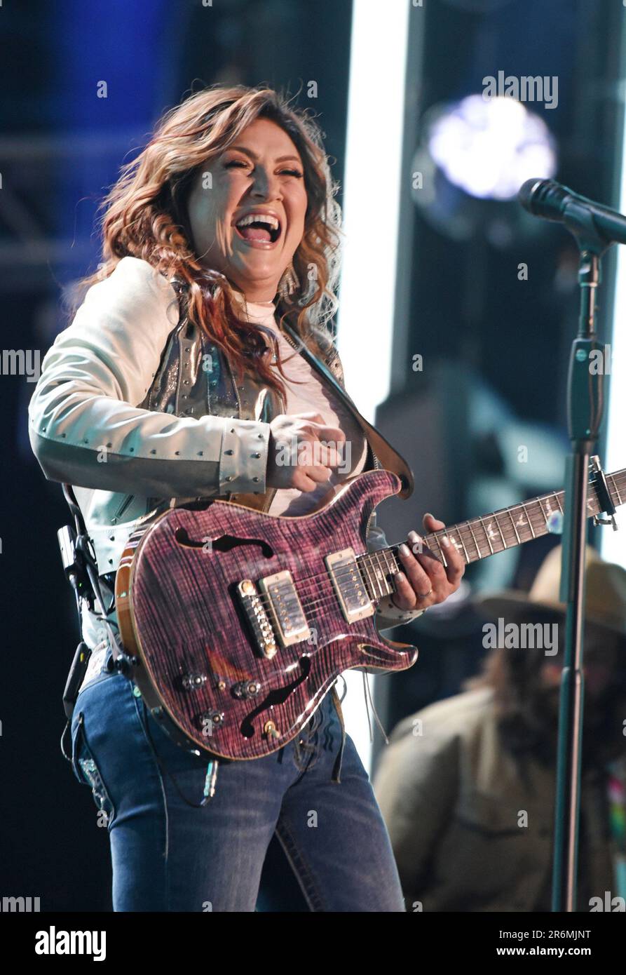 Nashville, TN, USA. 8th June, 2023. Jo Dee Messina on stage for CMA ...
