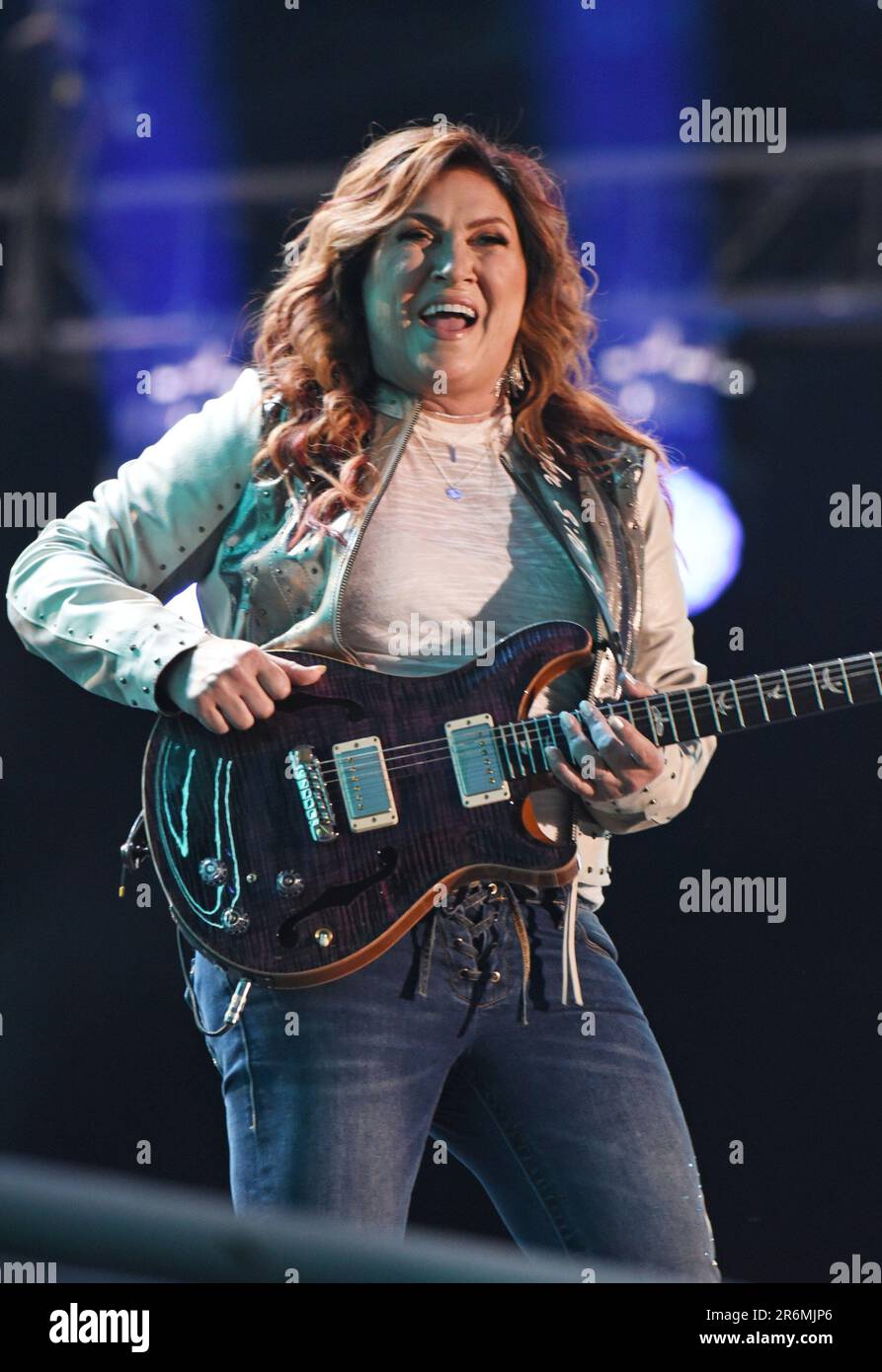 Nashville, TN, USA. 8th June, 2023. Jo Dee Messina on stage for CMA ...