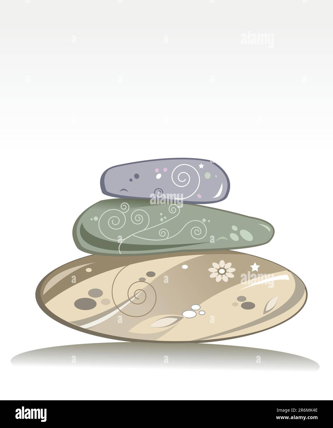 Illustration of wellness stones Stock Vector Image & Art - Alamy