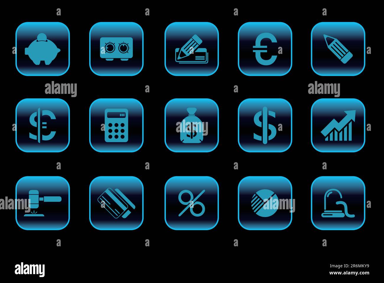 Blue conversation icons hi-res stock photography and images - Alamy