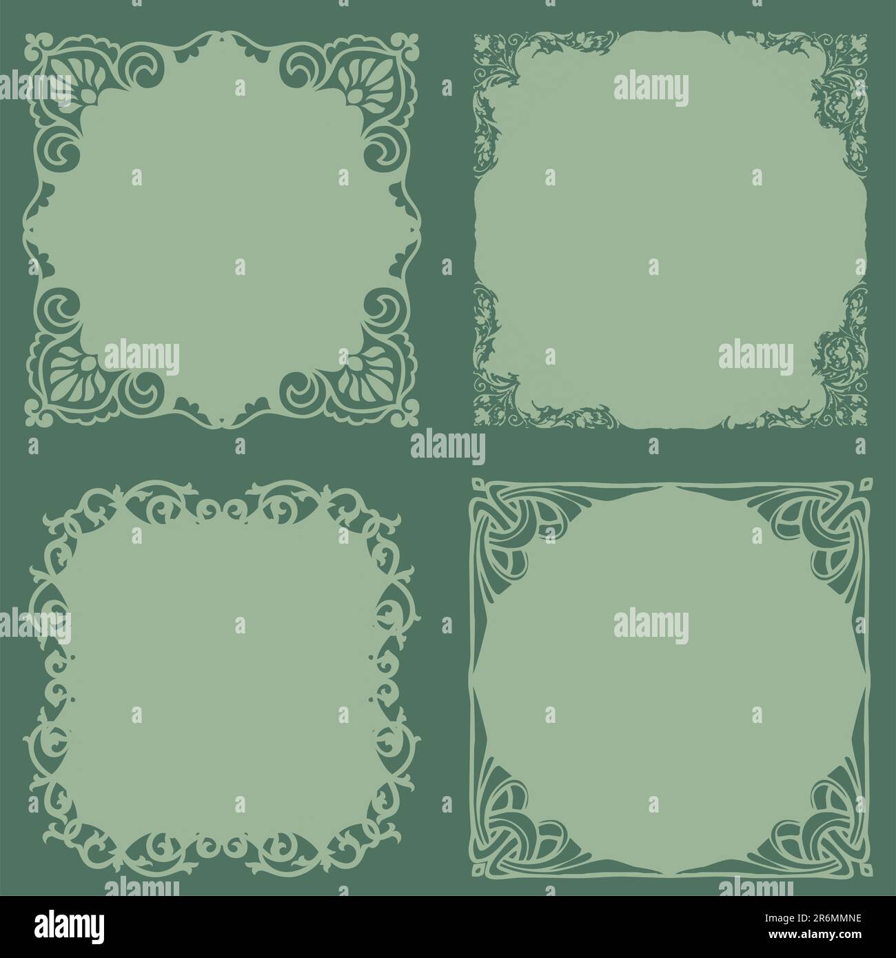decorative frame set Stock Vector Image & Art - Alamy