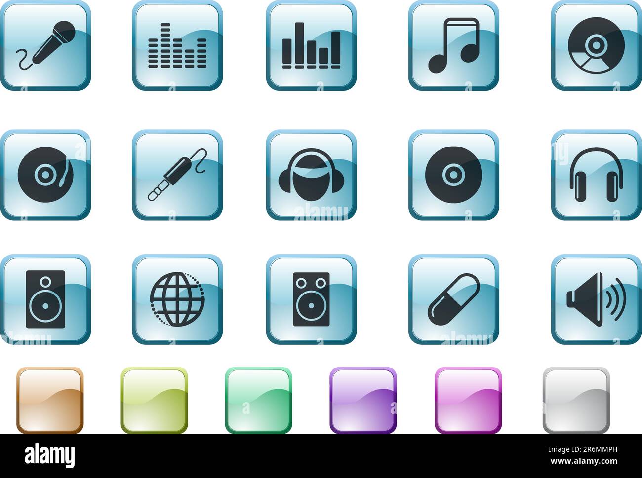 Music and Dance icons Stock Vector Image & Art - Alamy