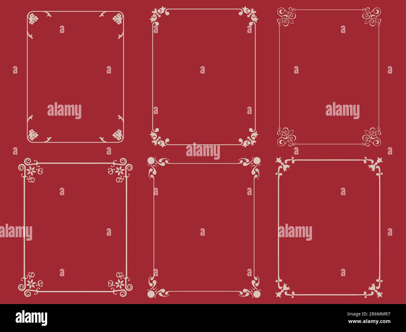 decorative frame set Stock Vector Image & Art - Alamy