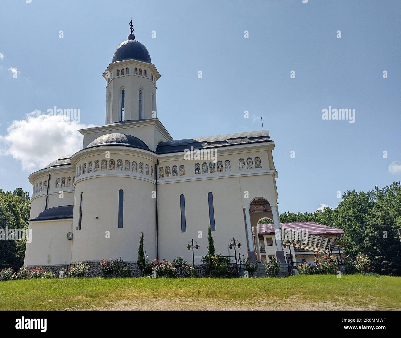 The Orthodox monastery Marius in Satu Mare county, Romania Stock Photo ...