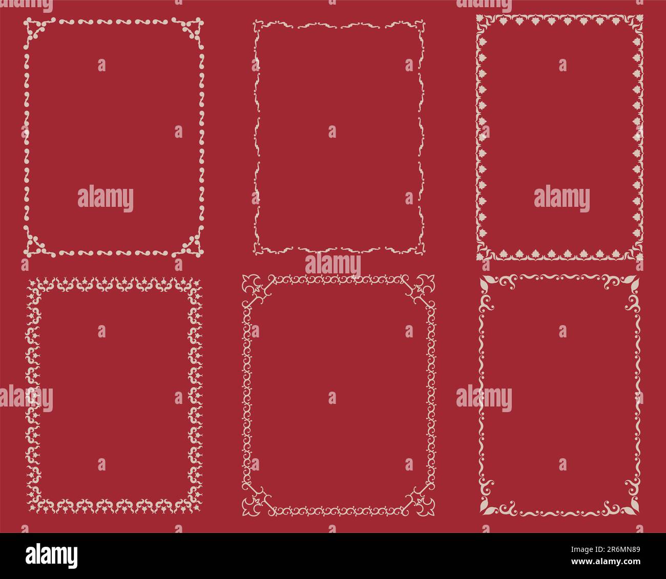 decorative frame set Stock Vector Image & Art - Alamy