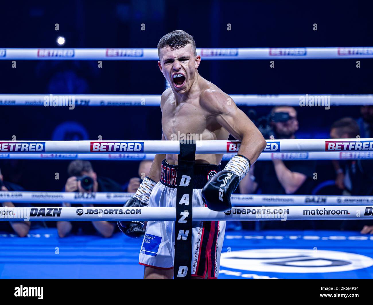 LONDON, UNITED KINGDOM. 10 Jun, 2023. George Liddard vs Nikolas Dzurnak ...