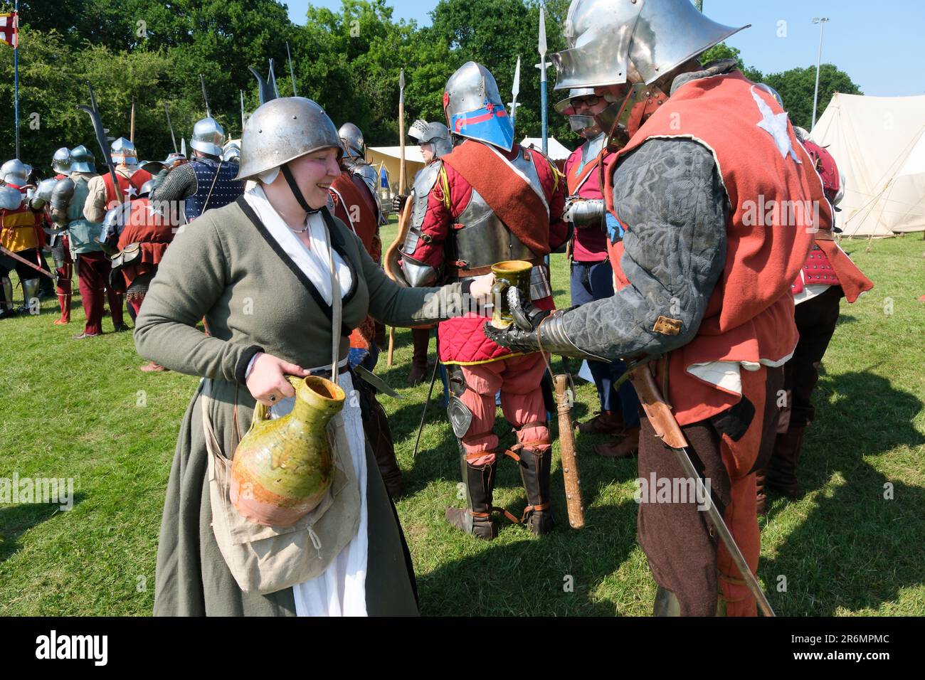 Barnet, London, UK. 10th June 2023. The Barnet Medieval Festival, with ...