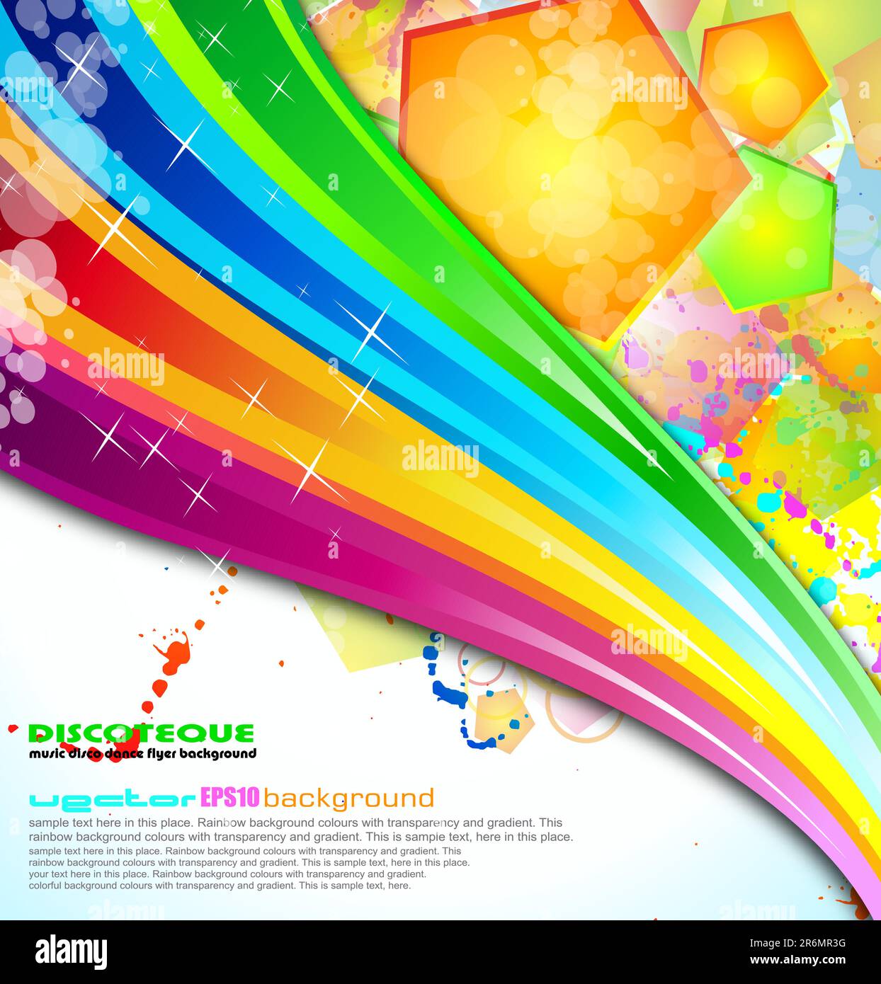 Colorful flyers hi-res stock photography and images - Alamy