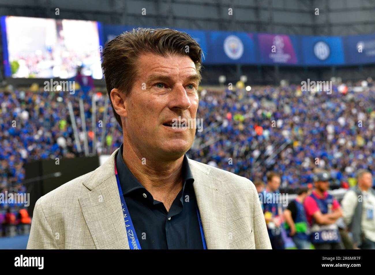 Istanbul, Turkey. 10th June, 2023. Former Danish footballer Michael ...