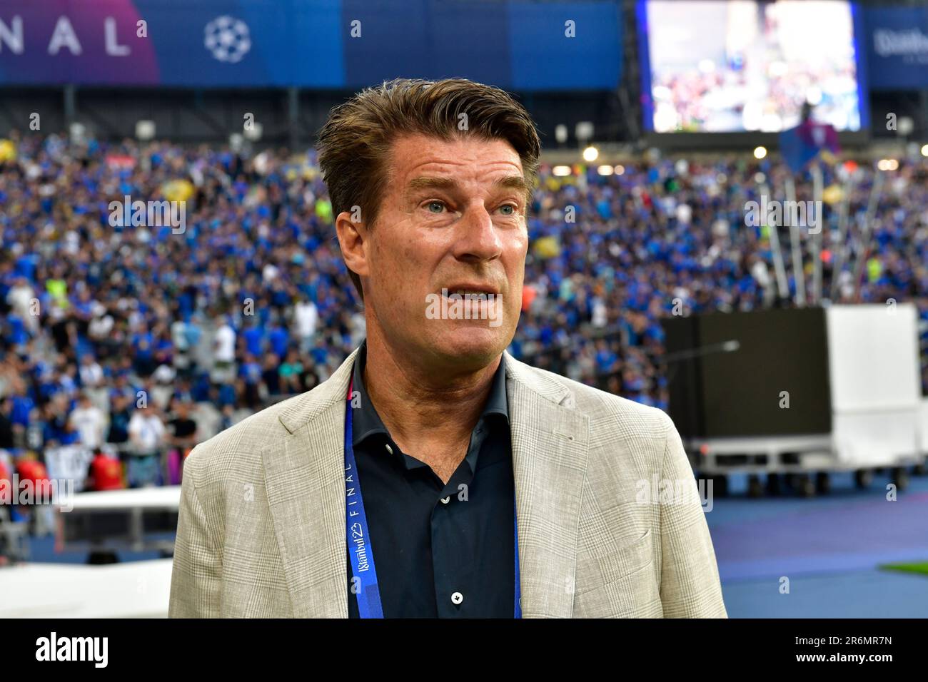 Istanbul, Turkey. 10th June, 2023. Former Danish footballer Michael ...