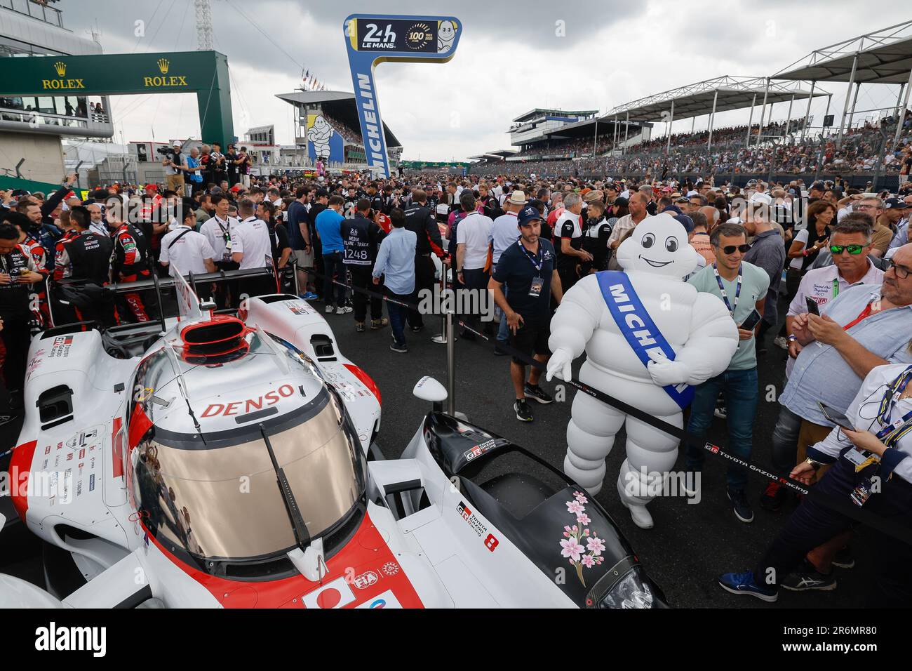 Le Mans, France. 10th June, 2023. Bibendum, portrait, starting grid ...