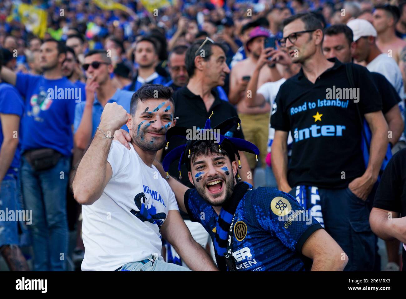 Istanbul, Turkey. 10th June, 2023. Inter fans prior to the UEFA ...