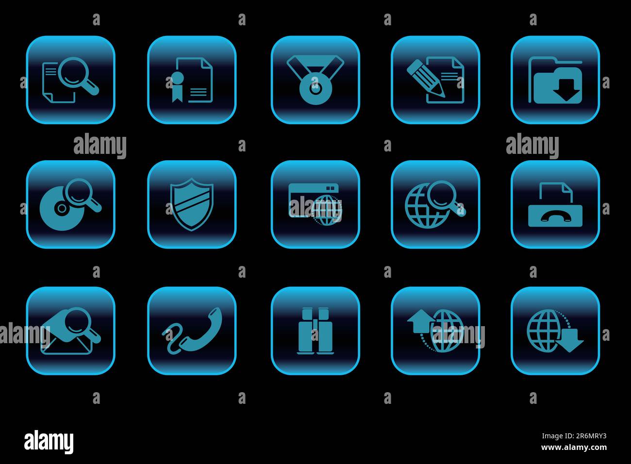 Blue background series hand Stock Vector Images - Alamy