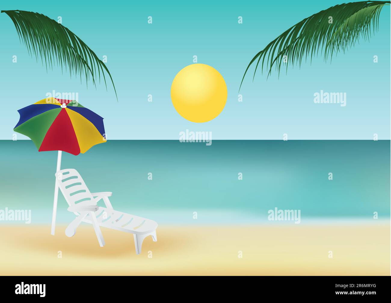 Editable vector illustration of sunny beach Stock Vector Image & Art ... Editable vector illustration of sunny beach Stock Vector Image & Art ...