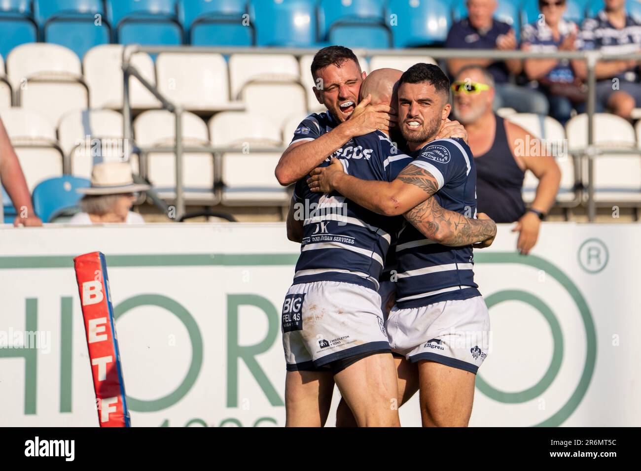 Featherstone, UK. 10th June 2023. Betfred Rugby League Championship ...