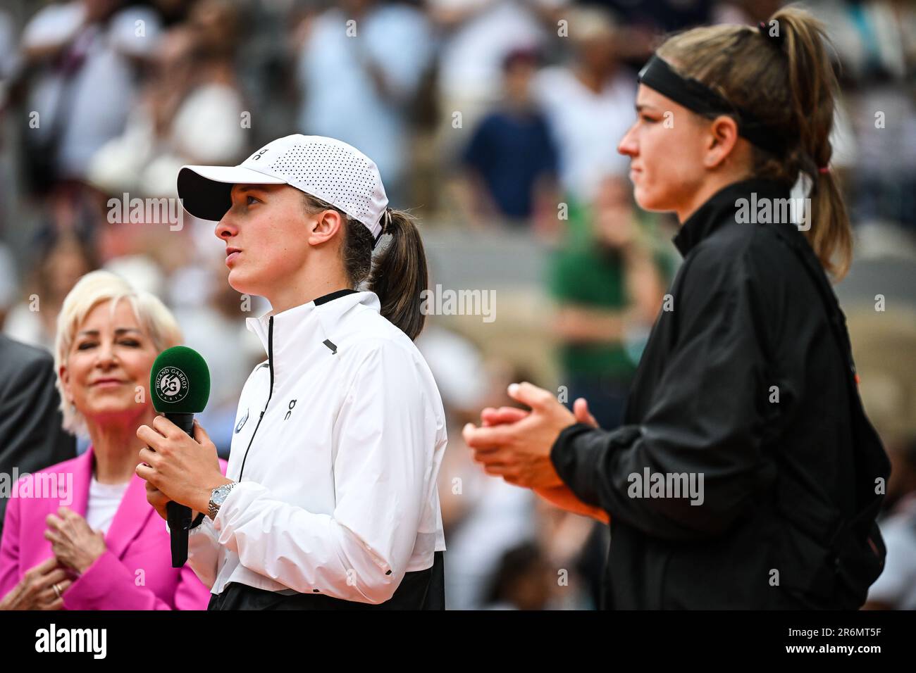 Roland garros 2023 muchova hi-res stock photography and images - Alamy